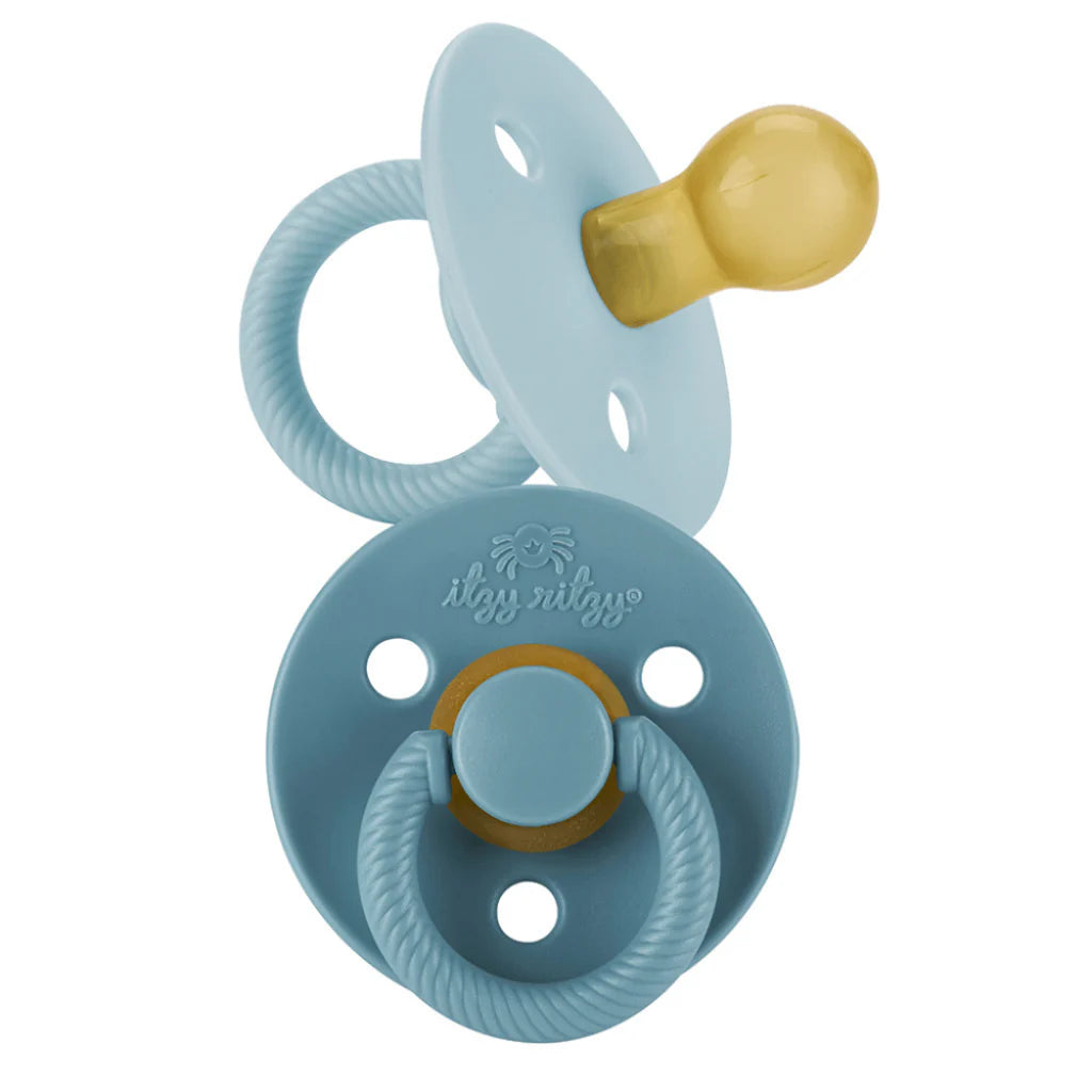 Itzy Soother Natural Rubber Paci Set- Harbour + Coast — Hello Baby & Kids